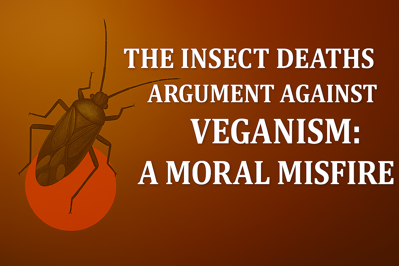 The Insect Deaths Argument Against Veganism: A Moral Misfire - Choose ...