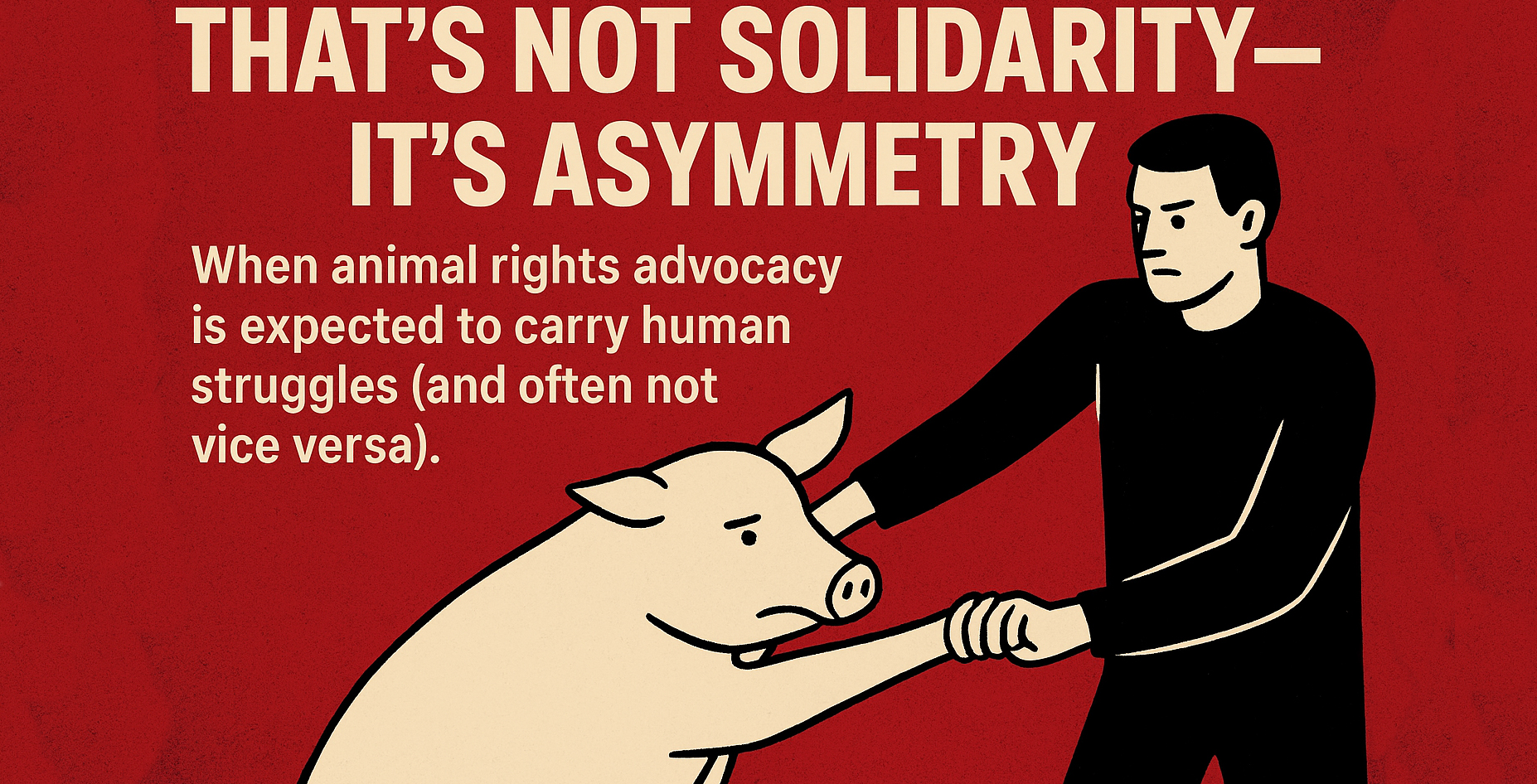 That’s Not Solidarity—It’s Asymmetry: When Animal Rights Advocacy Is ...